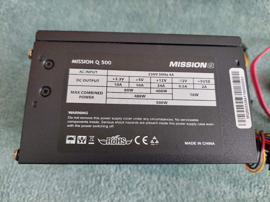 Napajanje MQ Mission Q 500W