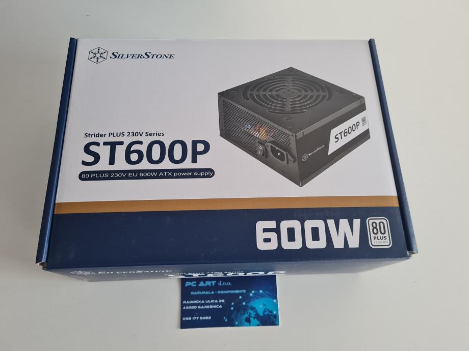 SilverStone Strider Series, 600W 80 Plus - Novo / Račun / R1