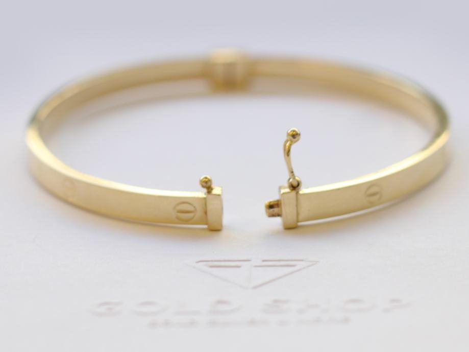NARUKVICA LOVE BRACELET ZLATO 14K (585) 7,36g NOVO • GOLD SHOP