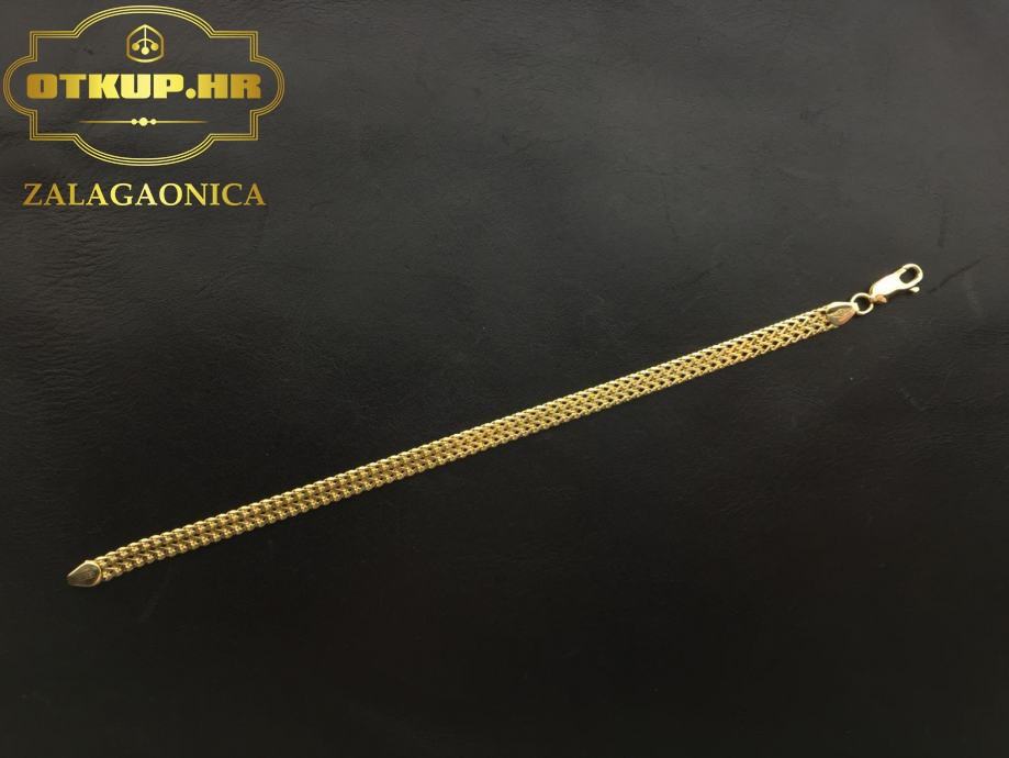 ZLATNA NARUKVICA 18K 10,10G / R1, RATE