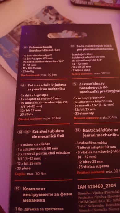 Parkside mini gedore za preciznu mehaniku samo 10 eura