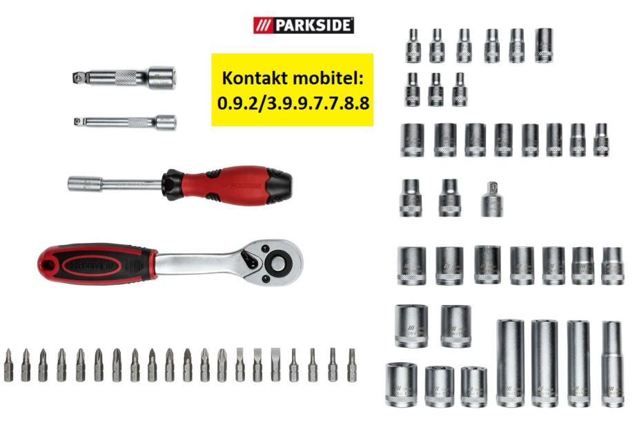 Parkside set nasadnih kljuceva (gedore) PSSS 61 D4, 61 kom (NOVO)