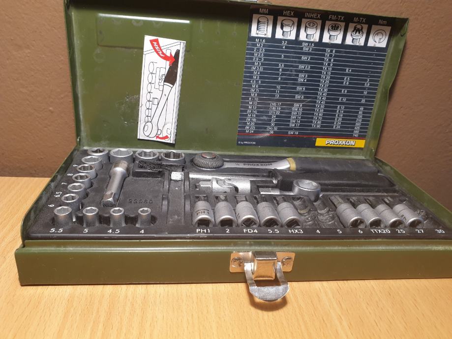 Proxxon set malih gedora 1/4