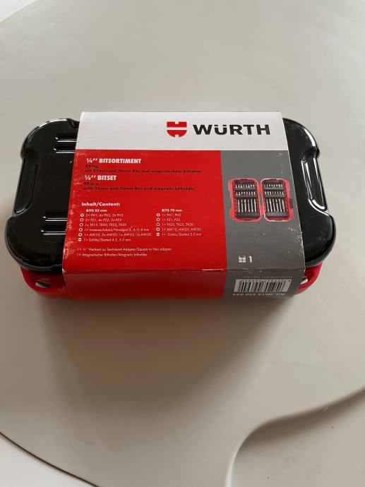 Wurth, gedore, ključevi, bitovi… NOVO