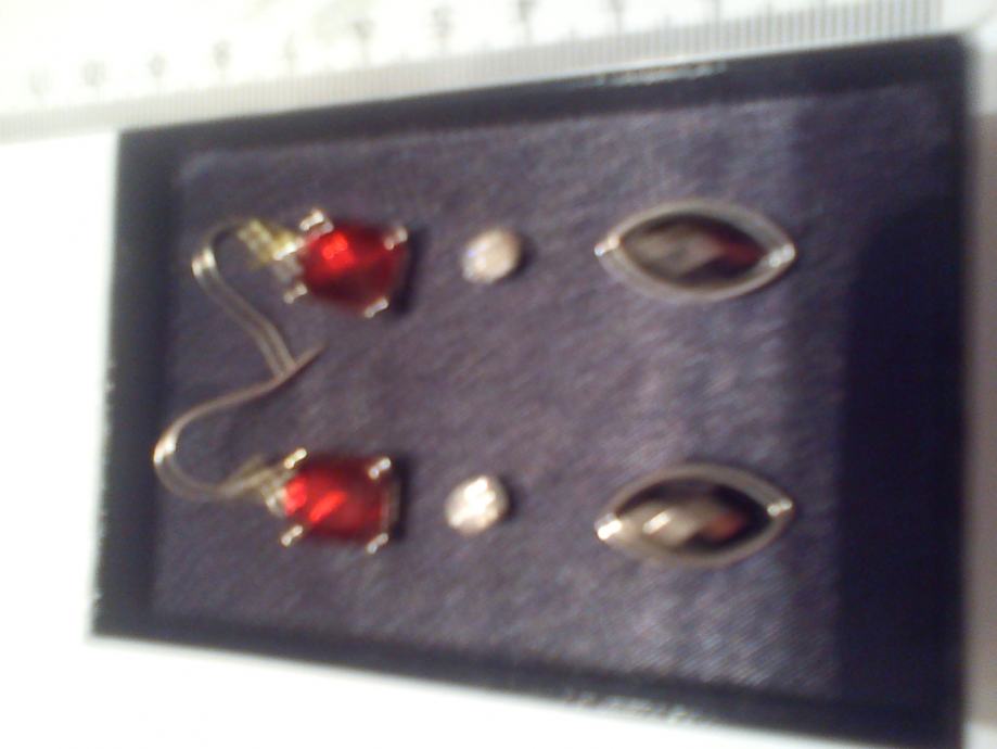 Moderne naušnice,set , nove