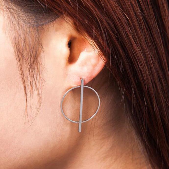 NOVE MODERNE SREBRNE RINGOVI NAUŠNICE