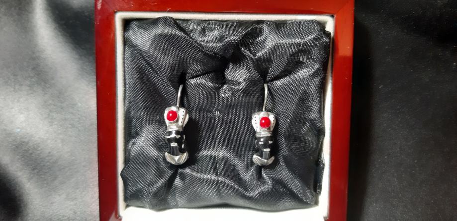 Morčići naušnice i privjesak za lančić