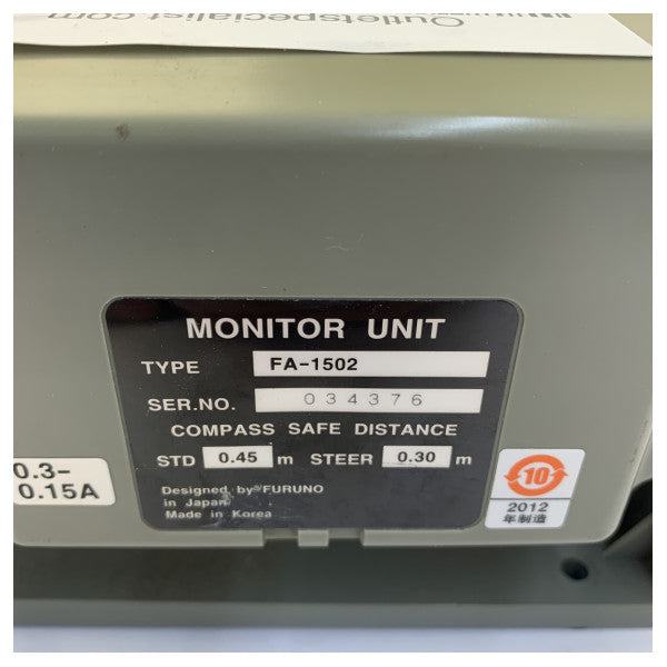 Furuno FA-1502 AIS prikazni monitor - rabljeno