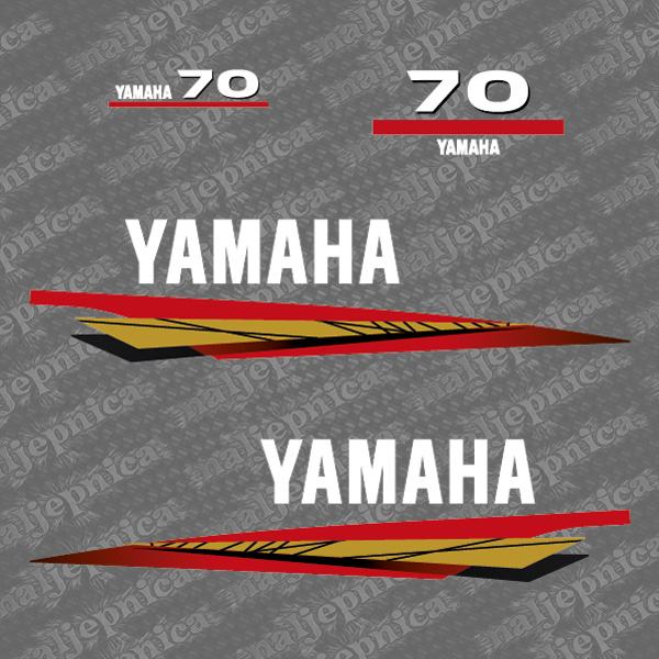 Zamjenske naljepnice za vanbrodski motor Yamaha 60,70,85,90(1998-2001)