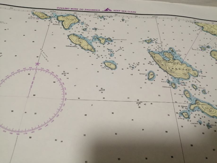 POMORSKA KARTA 512-KORNAT-MURTER