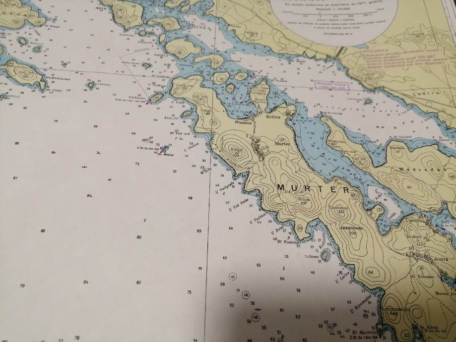 POMORSKA KARTA 512-KORNAT-MURTER