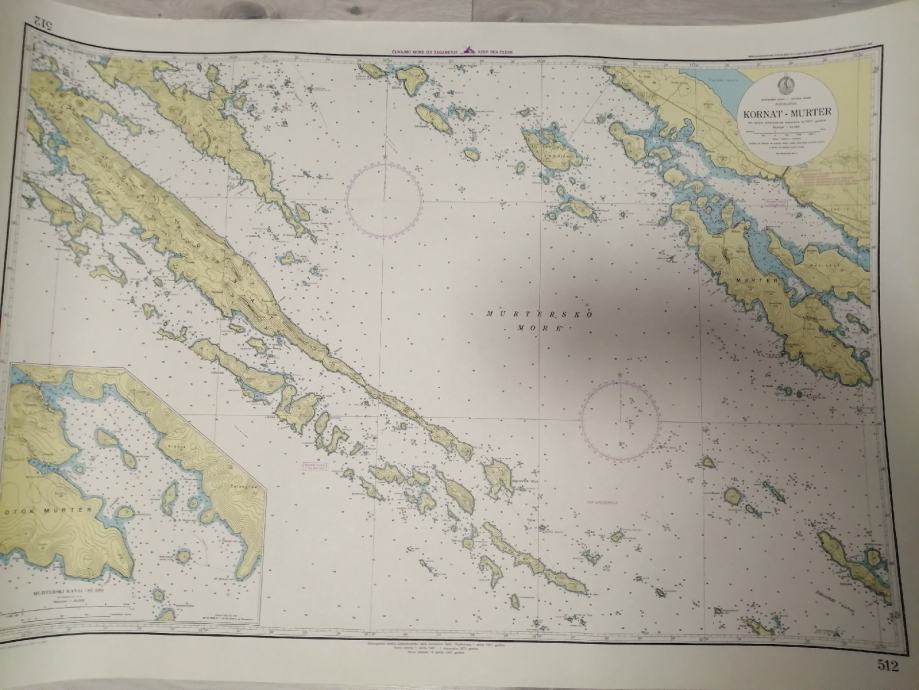 POMORSKA KARTA 512-KORNAT-MURTER