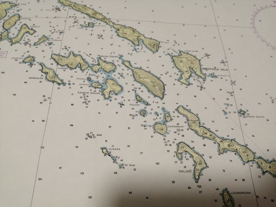 POMORSKA KARTA 512-KORNAT-MURTER