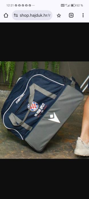 NOVO! HAJDUK PUTNA TORBA