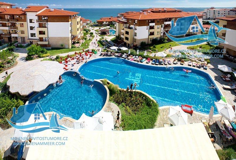 1 room with sea view, in a 5 star complex, 150m from the beach, top re ...