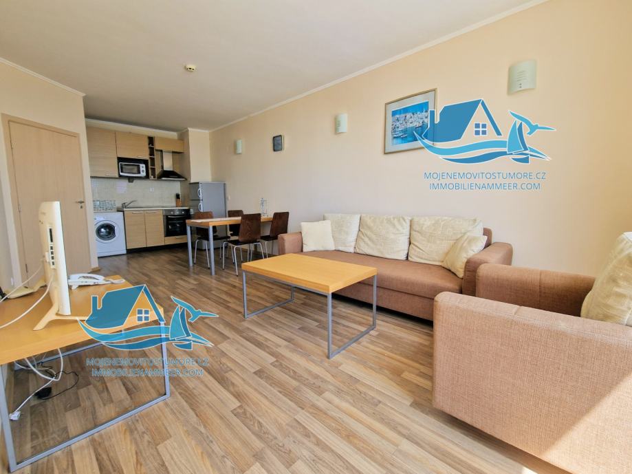 2 rooms with frontal sea view, in the perfect complex Obzor Beach Reso ...