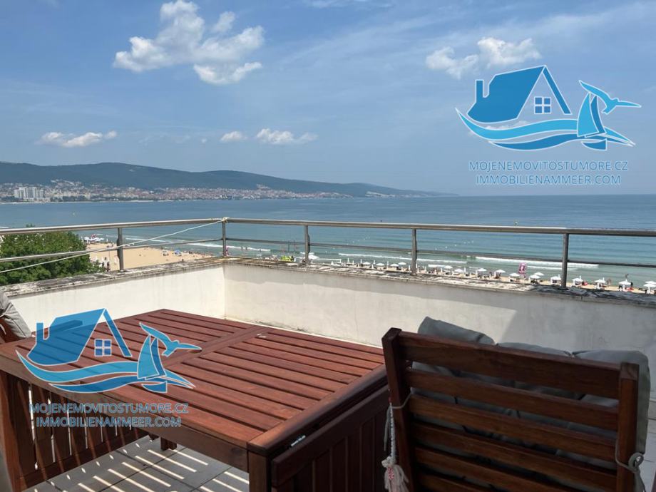3 rooms, with beautiful sea view, top location, Sunny Beach (prodaja)