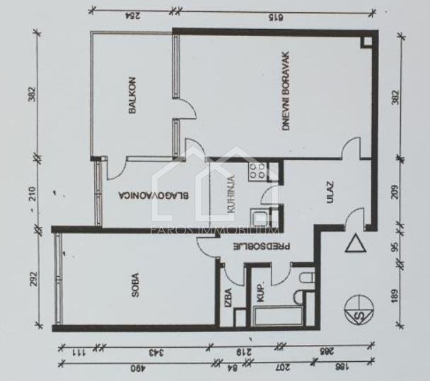 3s stan, 70 m2, TRAVNO (prodaja)