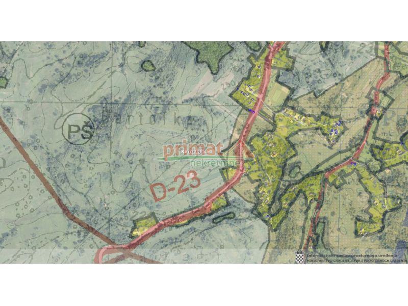 5000 m2 građevnog i 7000 m2 poljoprivrednog zemljišta