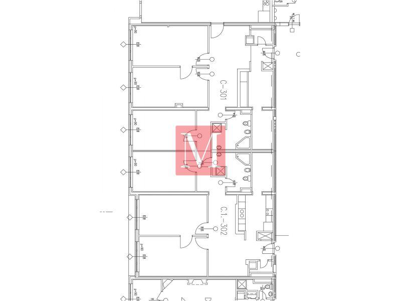 Centar-uredski prostor 279m2 u novijoj posl. zgradi s liftom & garažom ...