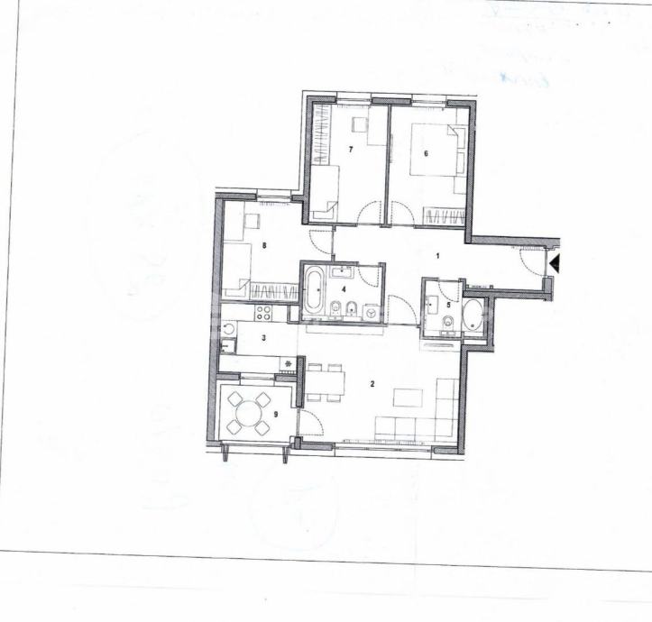 Ulica Grada Mainza, VMD, prekrasan namješten 4-soban stan, 104 m2 (prodaja)