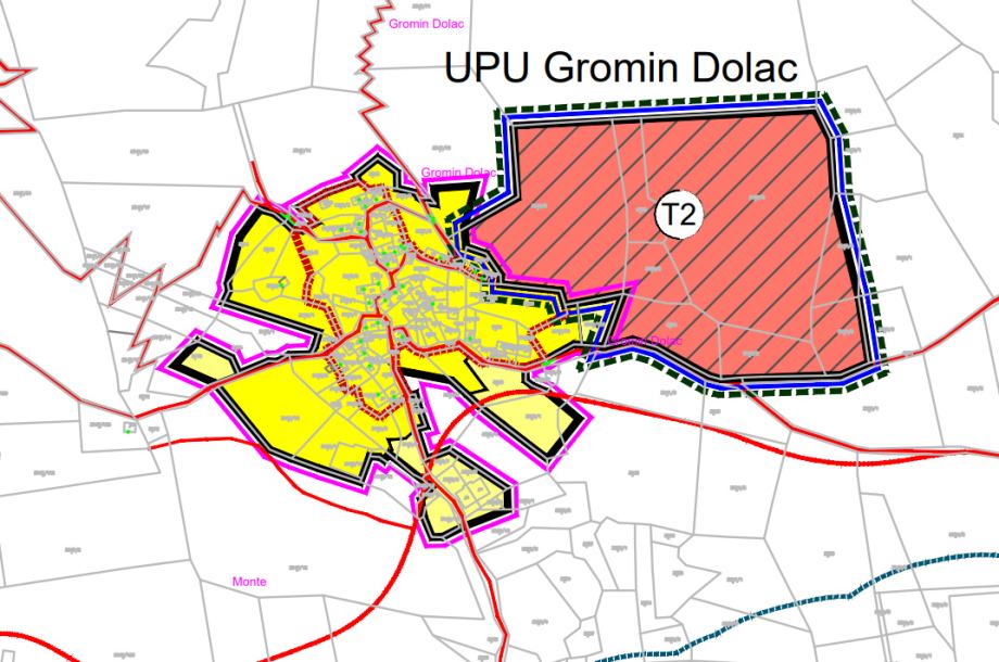 Građevinsko zemljište, Gromin Dolac, 2195 m2