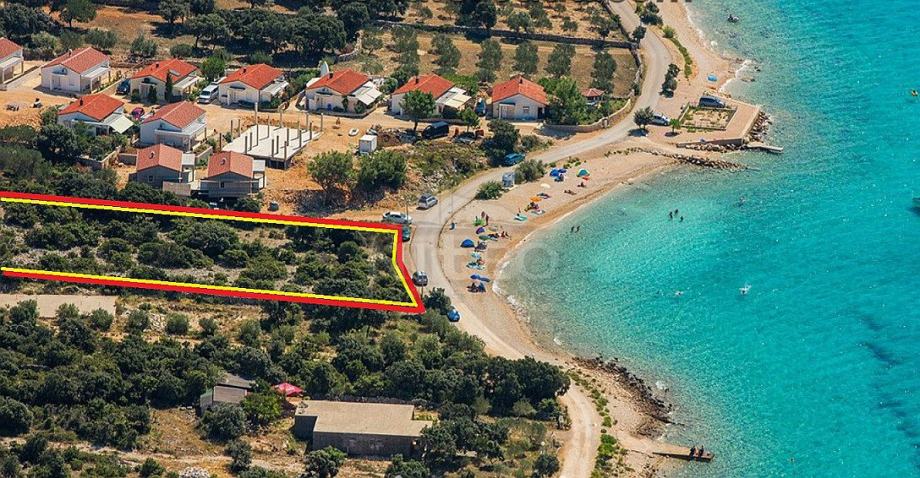 Građevinsko zemljište, Mandre, 14913 m2, za kamp, 1. RED DO MORA