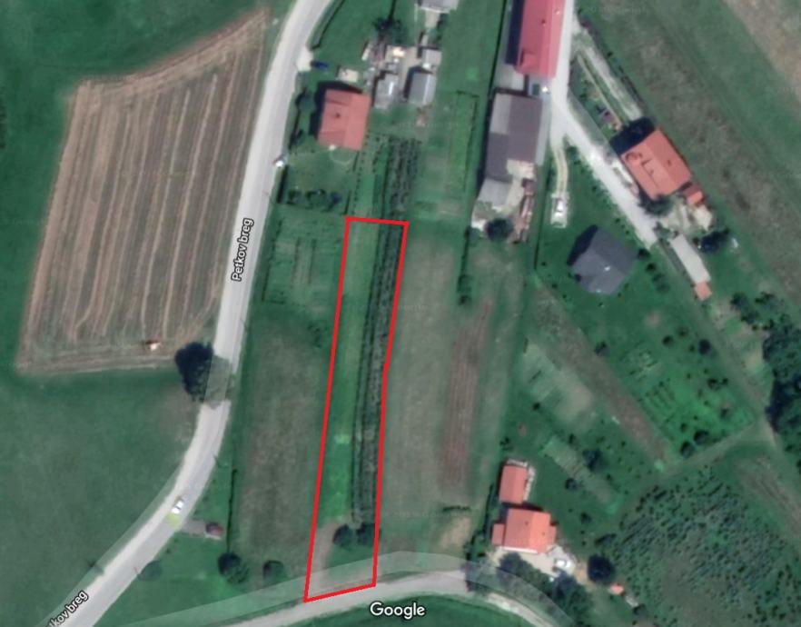 Građevinsko zemljište, Petkov Breg, 900 m2