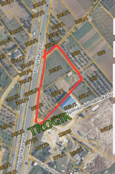 Građevinsko zemljište, Plano, 3500 m2