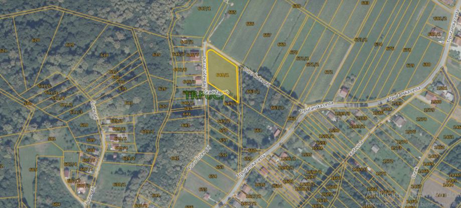 Građevinsko zemljište, Zagreb, Donji Trpuci, 3310 m2