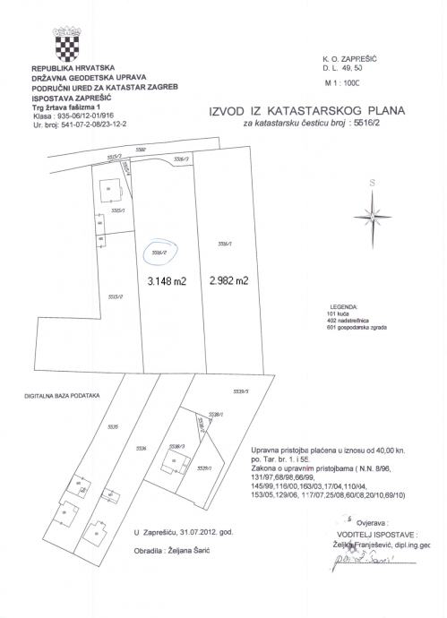 Građevinsko zemljište Industrijska zona: Zaprešić, 3.147 m2