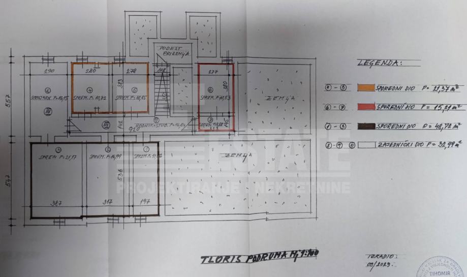 Gradska vila, 2. kata, 470 m2 stambeno, 3 stana, centar - Radićeva ...