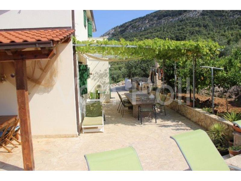 Hvar, Vrisnik,-kuća za odmor sa bazenom i divnim pogledom