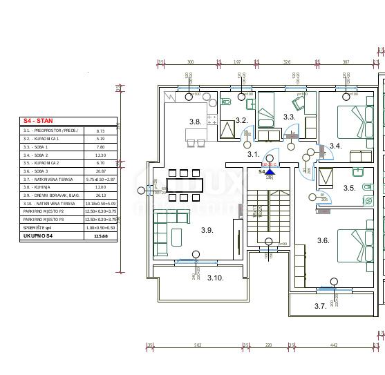 ISTRA, PULA - Novogradnja, penthouse stan na zanimljivoj lokaciji (prodaja)