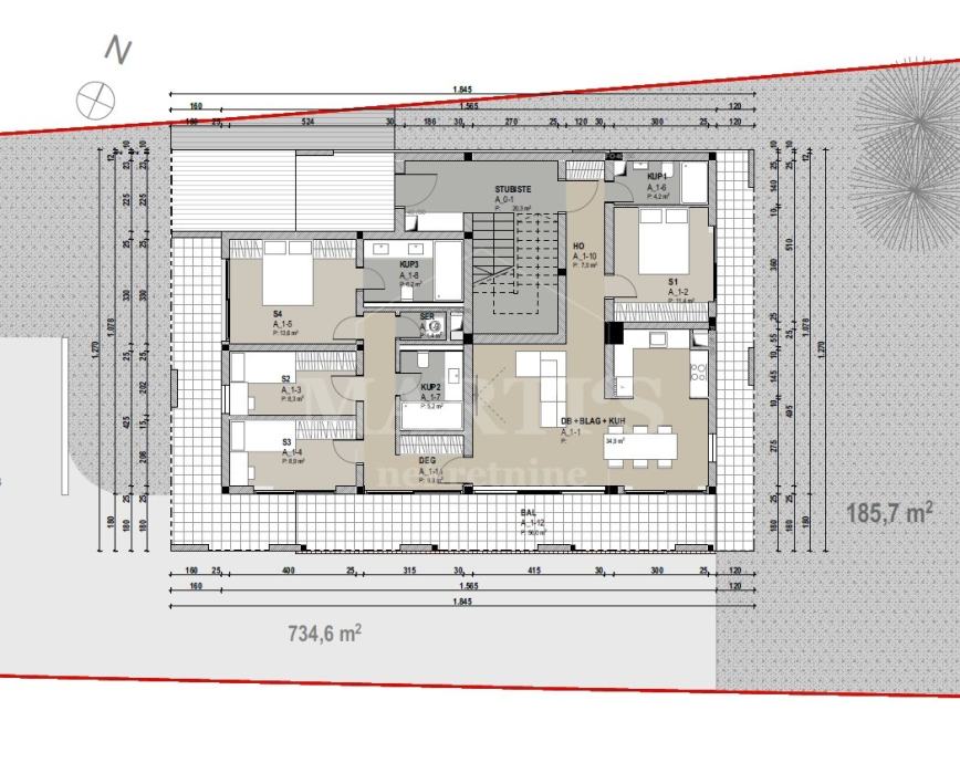 NOVO! Jačkovina, 152 m2, 5 soba, prizemlje (prodaja)