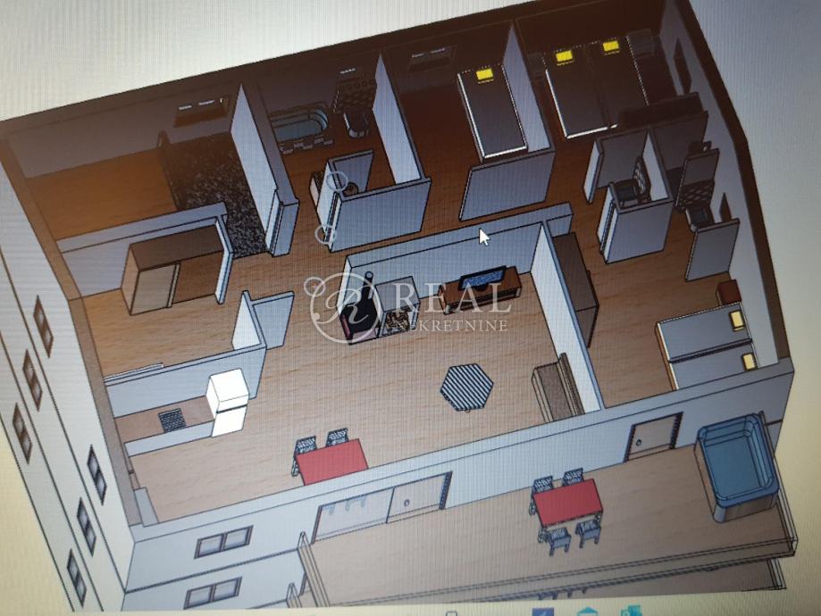 Kastav, stan od 153 m2 u manjoj urbanoj vili sa pripadajućim garažnim ...