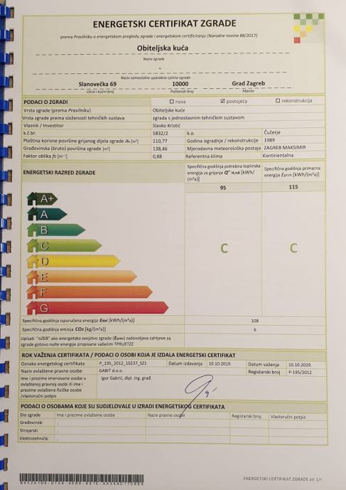 Kuća - 124,00 m2 - zemljište 1198m2 - Zagreb, Gornja Dubrava, Dankovec ...