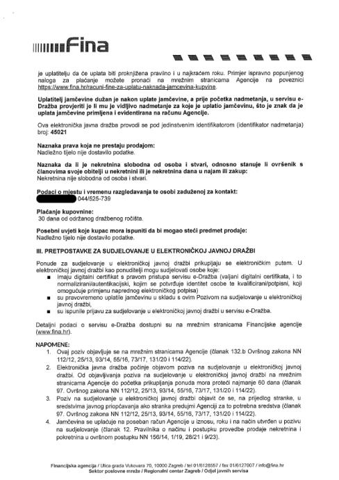 Kuća: Grabovac Banski, 57.00 m2, DRAŽBA (prodaja)