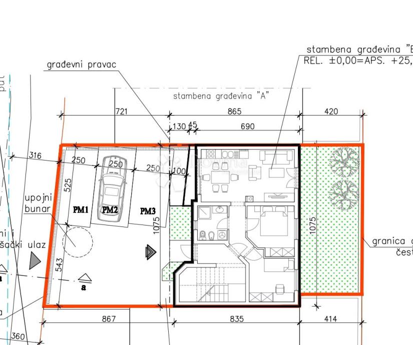 Kvalitetna novogradnja Pula-zgrada B (prodaja)