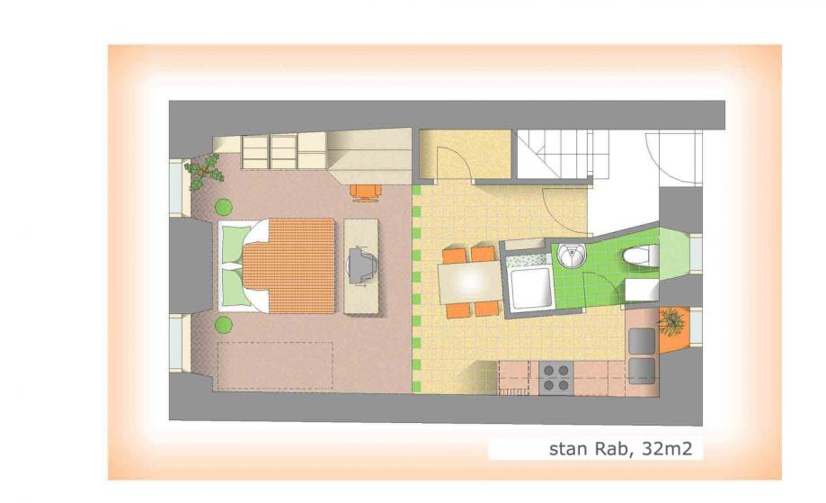 MALI STAN U STAROJ JEZGRI RABA! (prodaja)