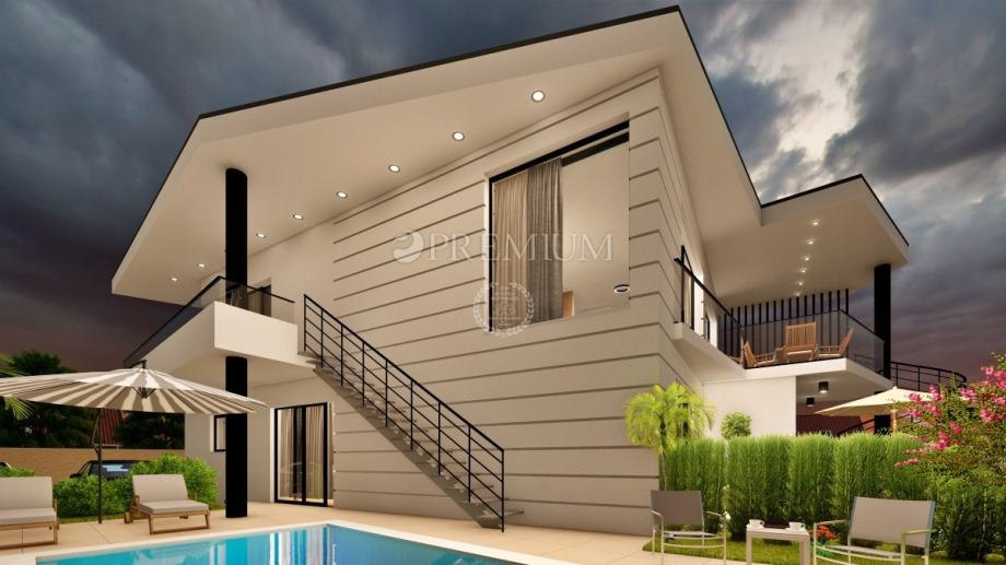 Malinska, impozantna dvojna kuća s bazenom! (prodaja)