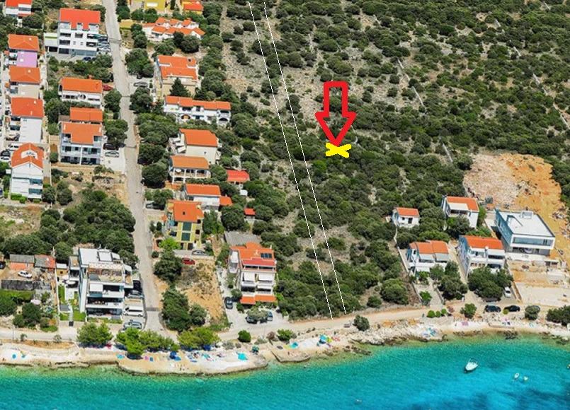 Mandre, 2-sob. apartman u prizemlju, vrt, blizu plaže, novogradnja