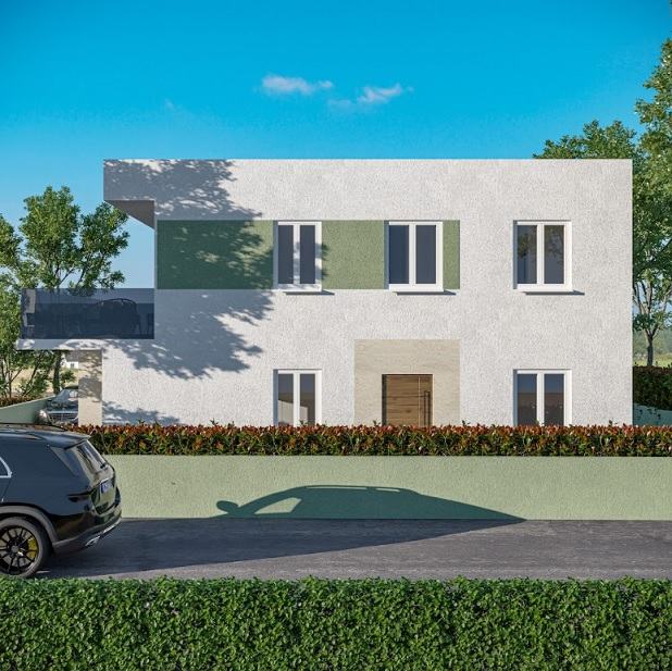 Mandre, 2-sob. apartman u prizemlju, vrt, blizu plaže, novogradnja