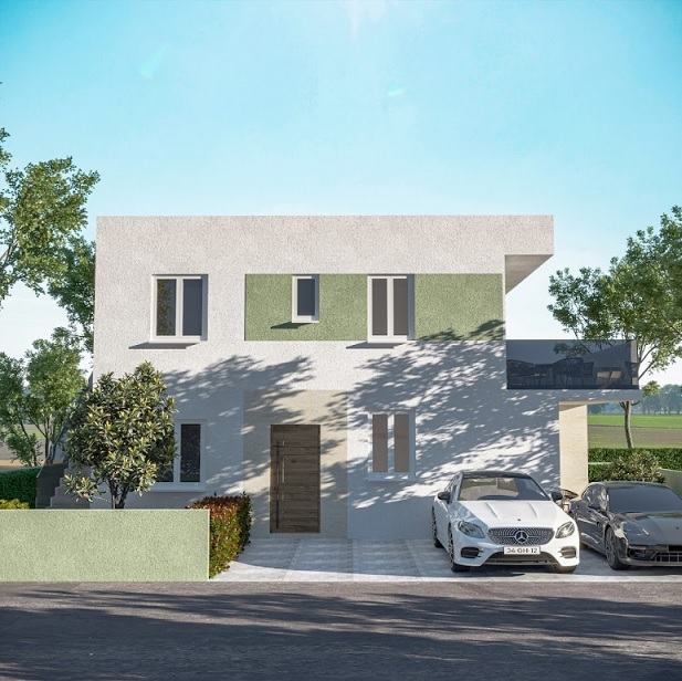 Mandre, 2-sob. apartman u prizemlju, vrt, blizu plaže, novogradnja