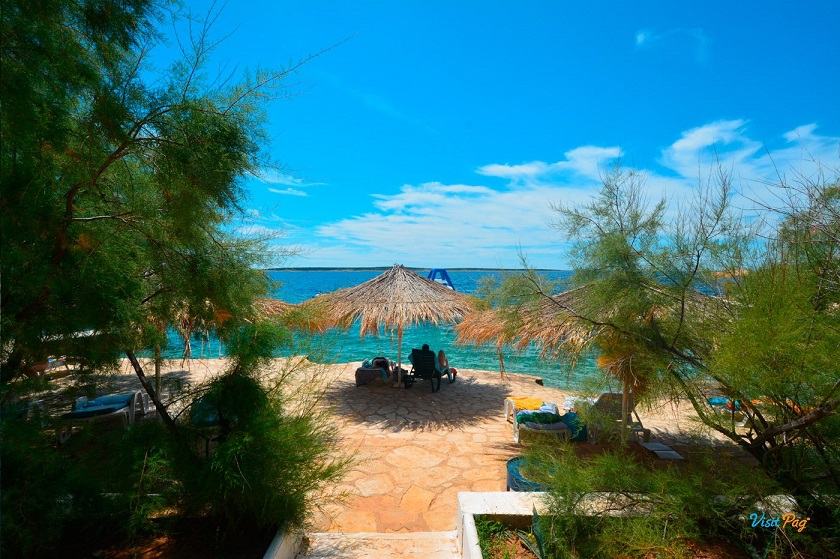 Mandre, 2-sob. apartman u prizemlju, vrt, blizu plaže, novogradnja