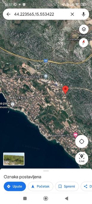 MASLENICA, atraktivno građevinsko zemljište 544m2