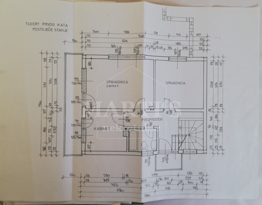 Mlinovi, 2 kata, 3 stana, 350 m2 (prodaja)