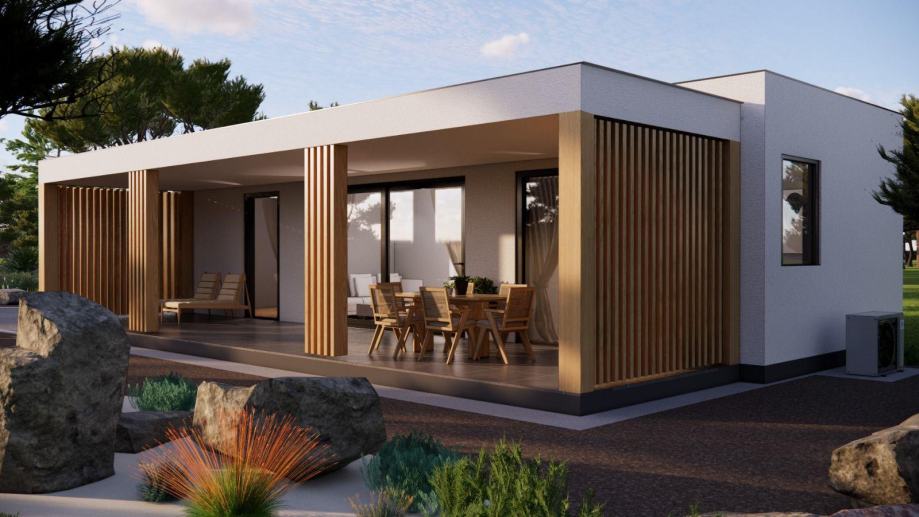 Mobilne kuće uz more: Drage, 32.00 m2 + 32.00 m2 terase (prodaja)