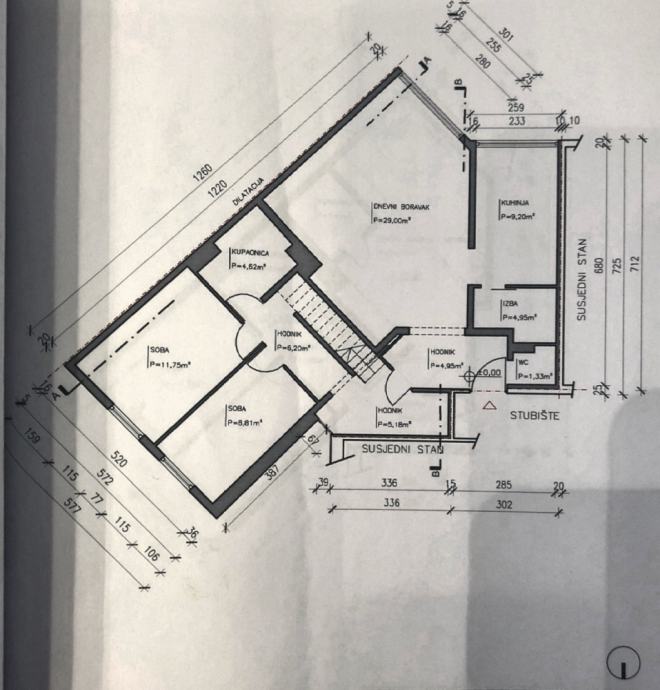 Moderan stan (150 m2) na odličnoj lokaciji, 5-s, dvoetažni, Špansko ...