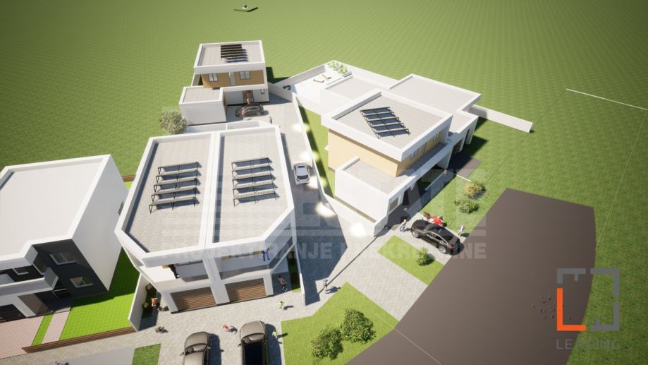 Nova moderna 4-sobna katnica s garažom, objekt A, 163 m2, Ulica Jela ...